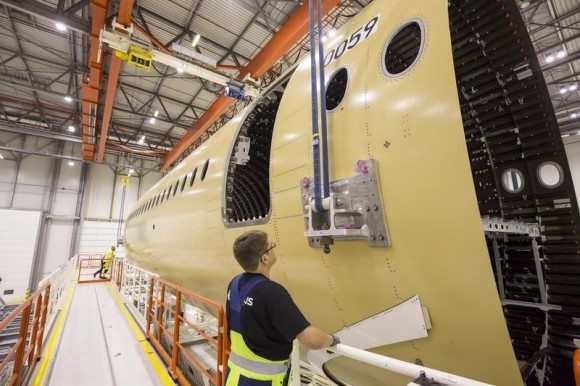 A350-1000 assembly starts