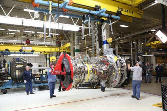 GE9X coming together
