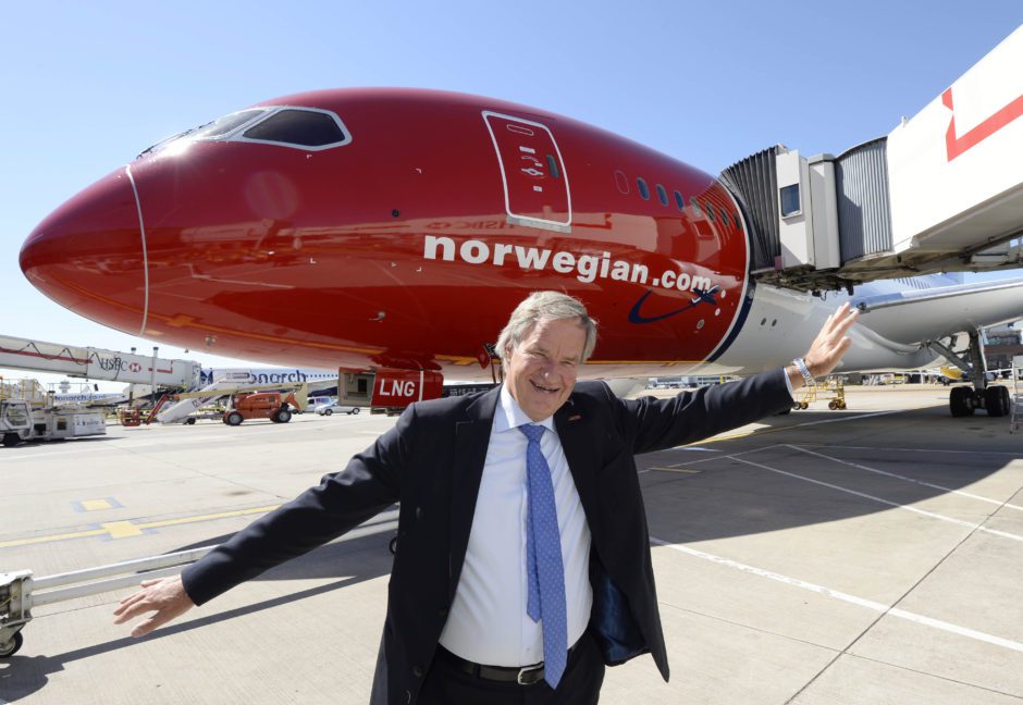 ‘Mr. Norwegian’ Bjorn Kjos bows out as CEO