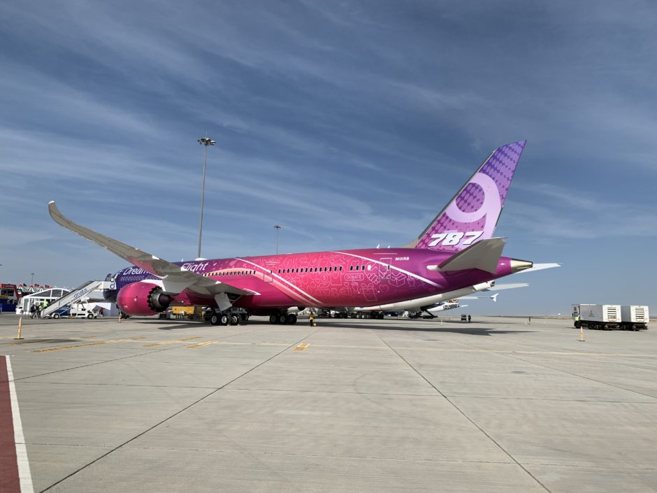 Boeing seeks exemption to address 787 paint peeling