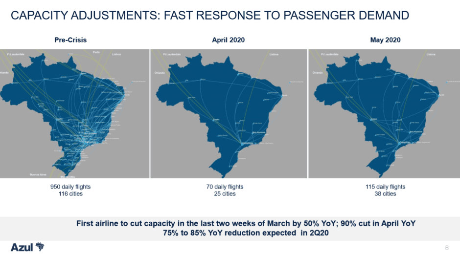 Azul drastically reduces costs and defers E2-deliveries