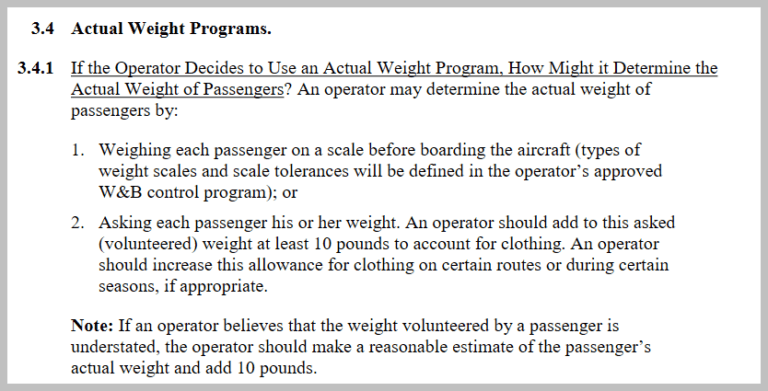 The pending new FAA Weight & Balance rules | AirInsight