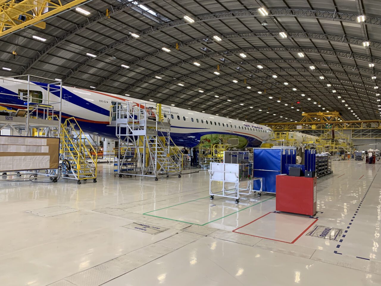 Embraer targets 40 percent lower production lead time