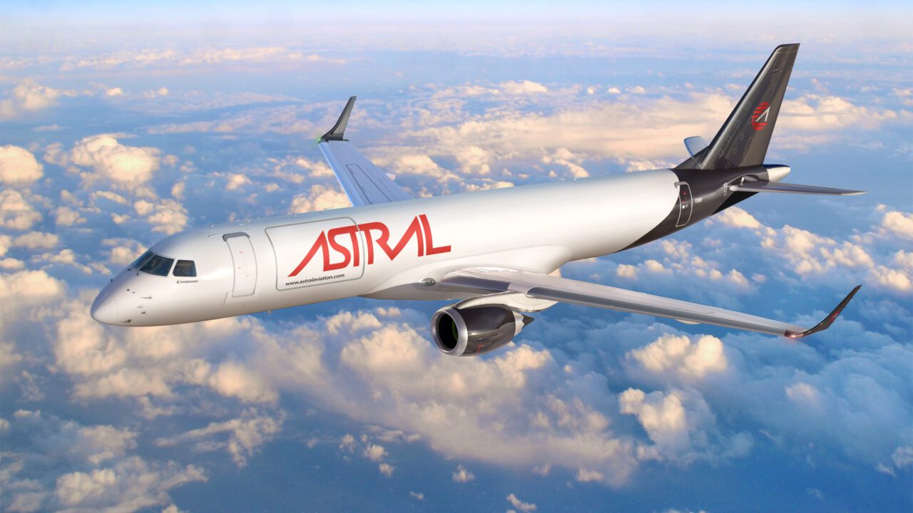 Astral to become first operator of the Embraer freighters