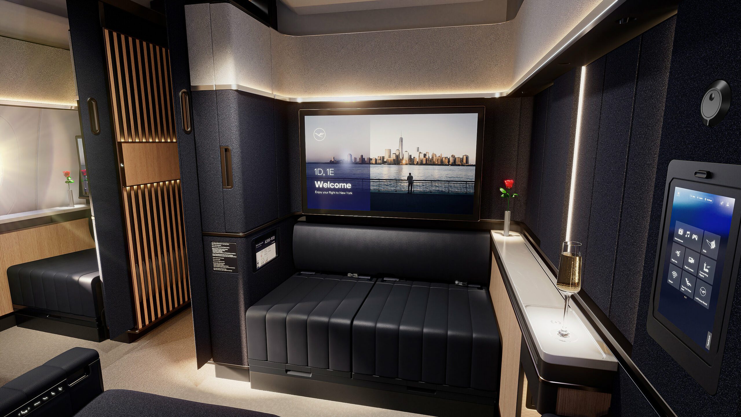 Lufthansa s New First Class To Enter Service In 2024 On The A350