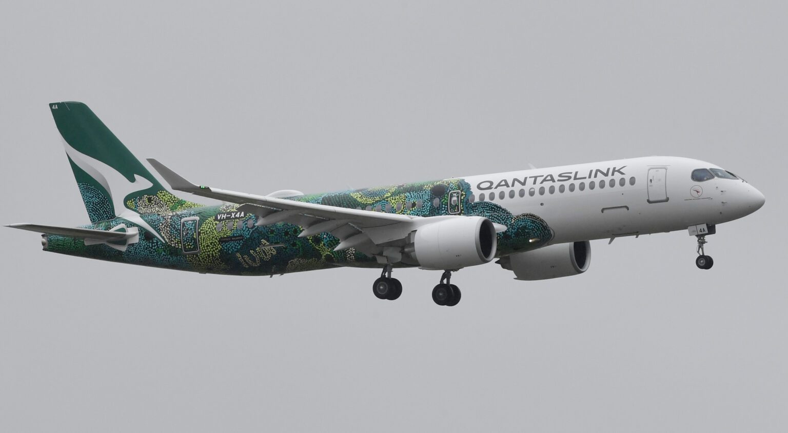 First Airbus A220 for Qantas arrives Down Under