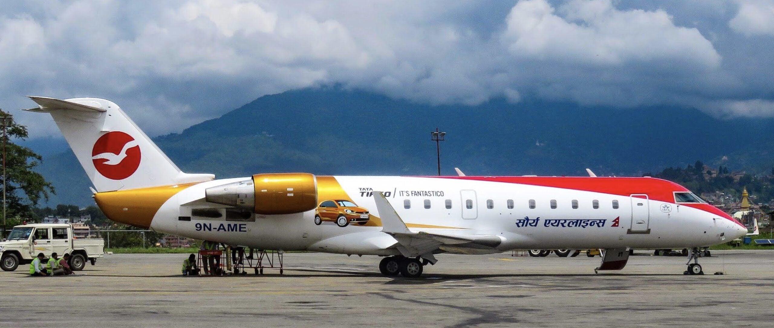 Saurya Airlines CRJ 200 crashes in Kathmandu