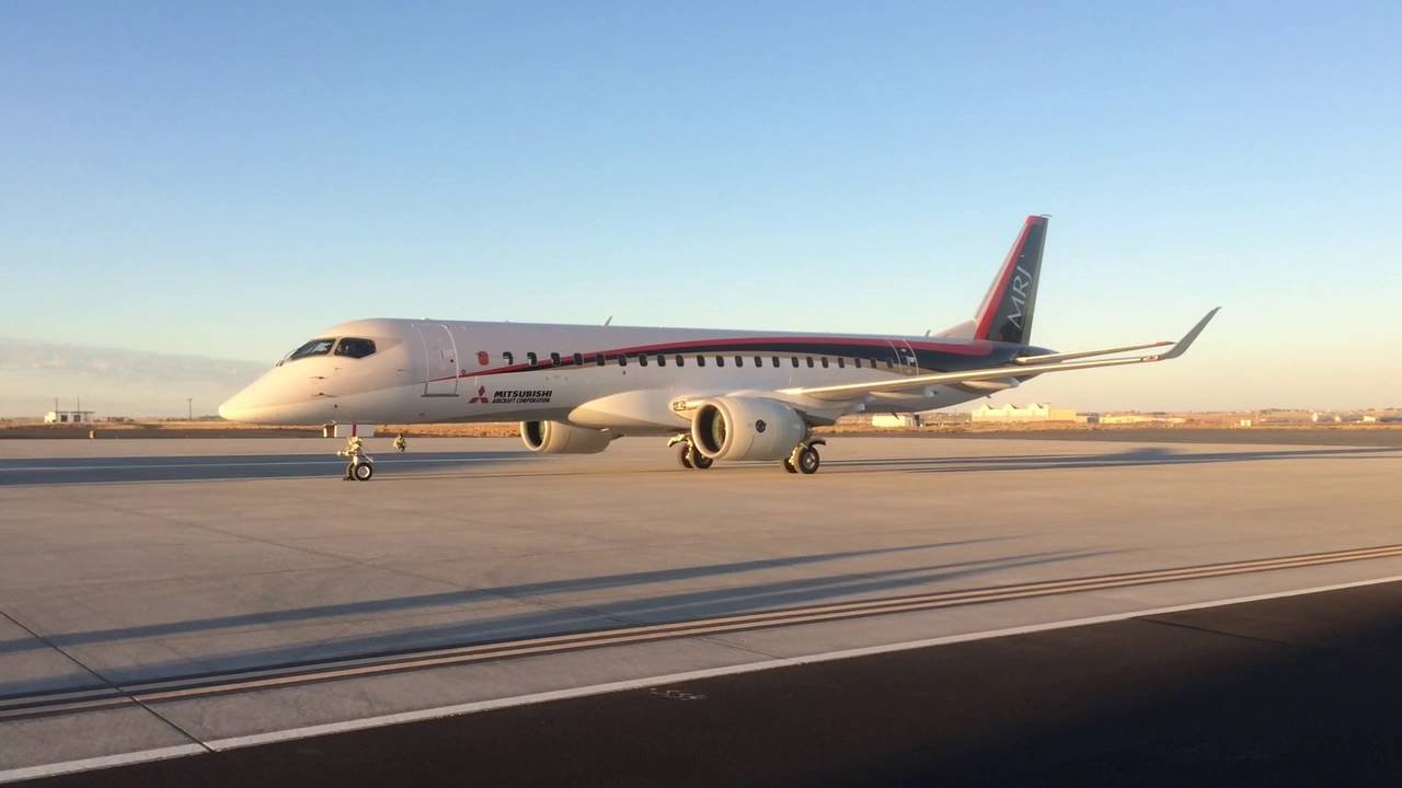 Mitsubishi Aircraft MRJ-90 Arrives In The USA To Start Flight Tests and ...