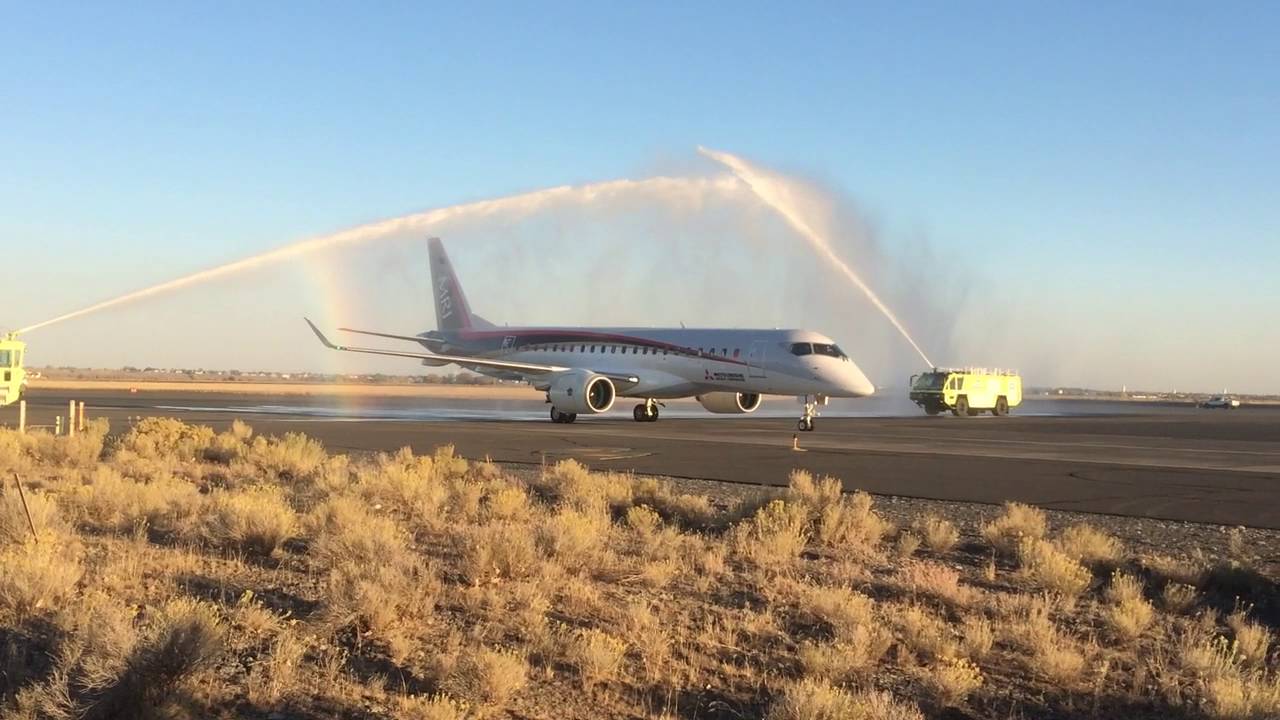 Mitsubishi Aircraft MRJ-90 Arrives In The USA To Start Flight Tests and ...